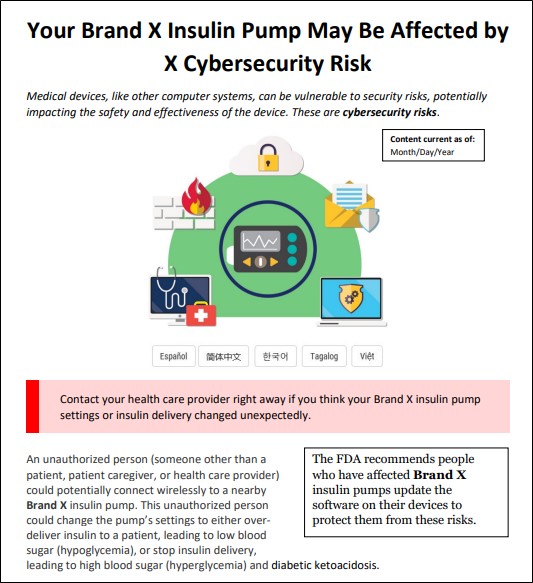 Medical Device Cybersecurity Vulnerabilities: New FDA Guidance on ...