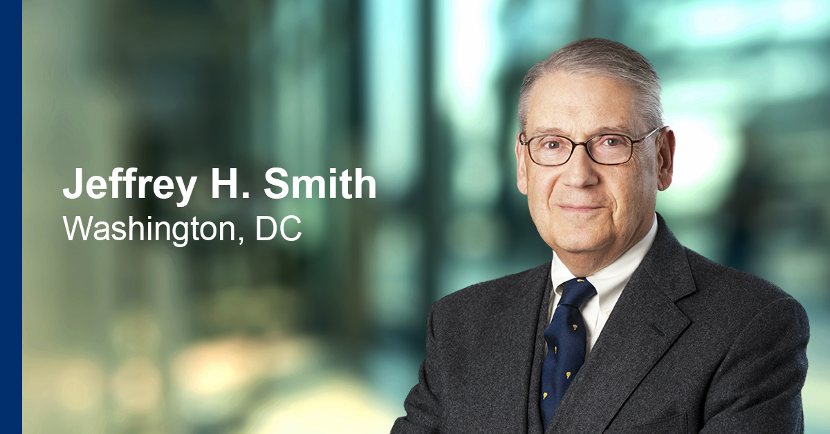 Defense Daily Speaks With Jeffrey Smith, Former General Counsel at the ...