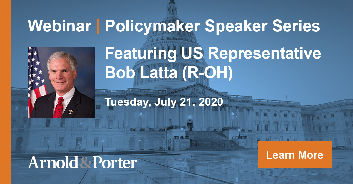 Policymaker Speaker Series: Featuring US Representative Bob Latta (R-OH ...