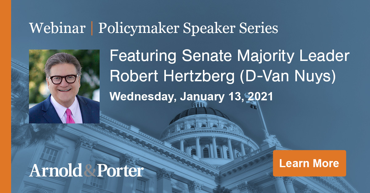 Policymaker Speaker Series: Featuring Senate Majority Leader Robert ...