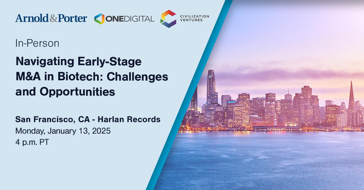 Navigating Early-Stage M&A in Biotech: Challenges and Opportunities ...