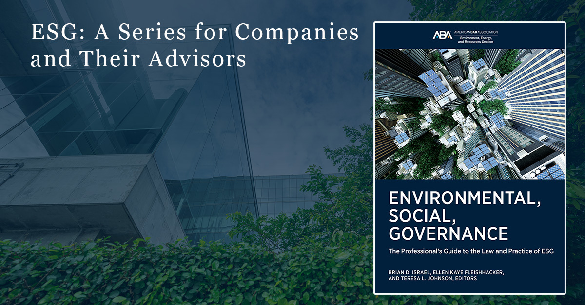 Environmental, Social, Governance: The Professional's Guide to the Law and Practice of ESG ...