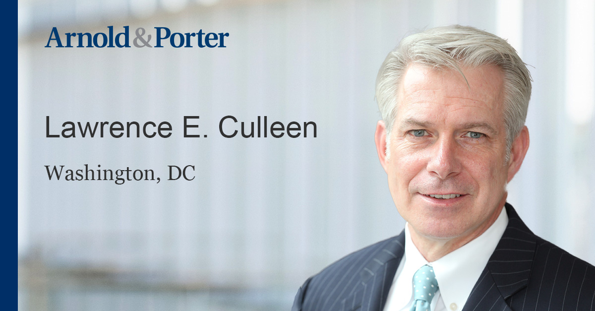 Bloomberg Law Speaks With Lawrence Culleen on EPA’s Delay in Approving ...