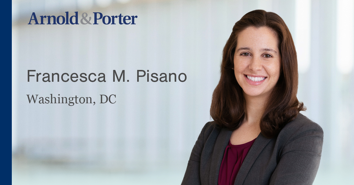 Pisano Quoted in Bloomberg Law on DOJ Interlocking Directorate ...