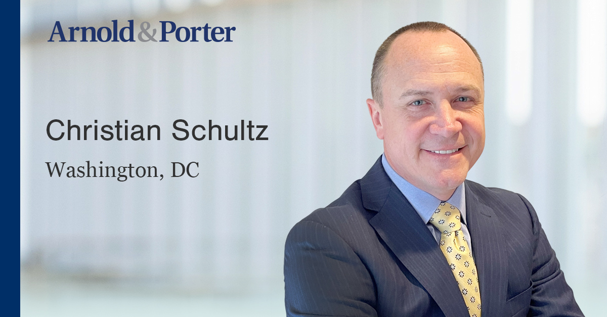 Former SEC Assistant Chief Litigation Counsel Christian Schultz Joins ...